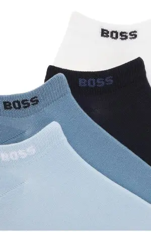 BOSS Assorted 5-pack Cotton Blend Ankle Socks