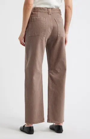 Madewell The Darted Utility Barrel Leg Jeans