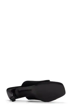Aldo Sidema Kitten Heel Slide Sandal - Open Black