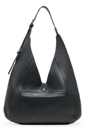 Dolce Vita Mercer Leather Shoulder Bag - Black Leather