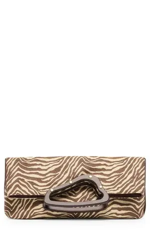 Dolce Vita Lesley Clutch Zebra Raffia