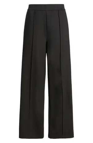 Eileen Fisher Pintuck High Waist Wide Leg Pants
