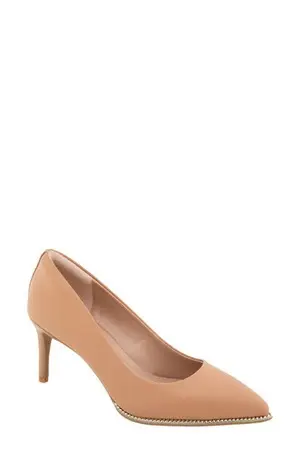 Bcbgmaxazria Clara Chain Pointed Toe Pump - Tan