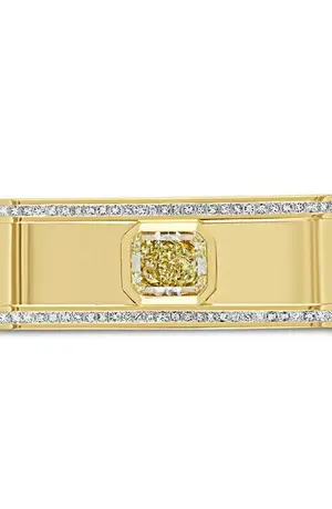Bony Levy 18k Gold Iris Diamond Bangle Bracelet