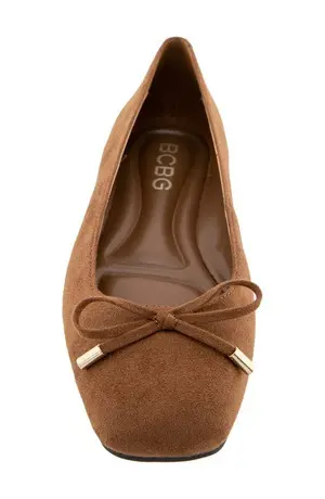 Bcbgmaxazria Hartly Bow Ballet Flat - Brown