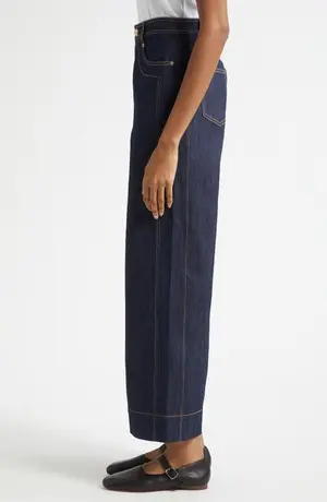 Cinq À Sept Sallie High Waist Wide Leg Jeans