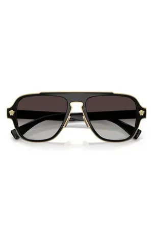 Versace 56mm Square Sunglasses