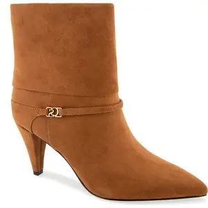 Christian Siriano Maise Cone Heel Bootie - Dark Tan