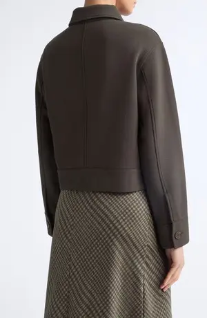 Vince Textured Knit Zip Jacket