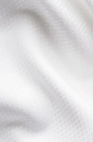 Eton Contemporary Fit Textured Solid Dress Shirt - White