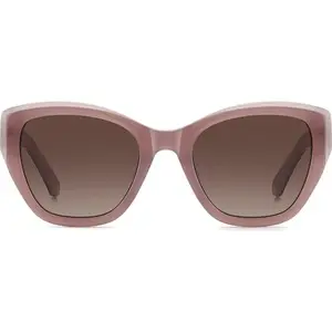 Kate Spade New York Kate Spade New York Yolanda Cat Eye Sunglasses Brown/brown