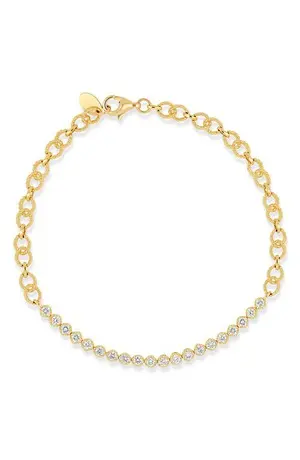 Bony Levy 18k Gold Audrey Diamond Line Bracelet - 18ky