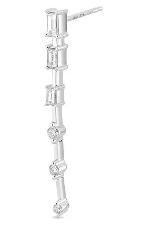 Bony Levy 18k Gold Diamond Linear Drop Earrings