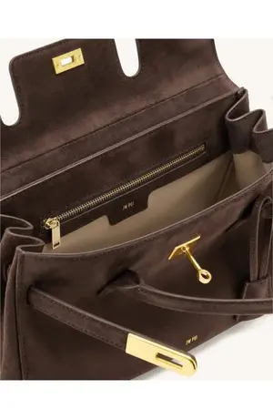 Jw Pei Yara Faux Leather Shoulder Bag - Mocha Brown