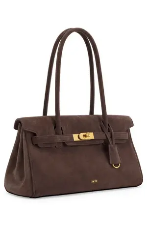 Jw Pei Yara Faux Leather Shoulder Bag - Mocha Brown