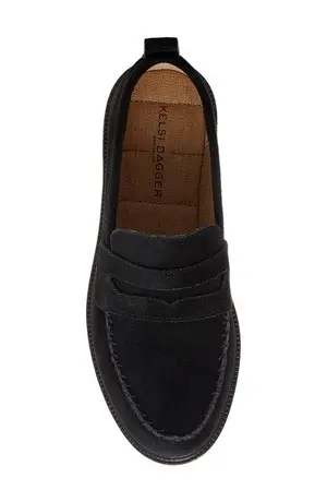 KELSI DAGGER BROOKLYN Lens Penny Loafer - Black
