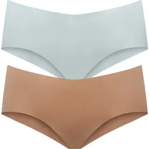 THIRDLOVE Assorted 2-pack Zero Edge™ Invisible Hipsters - Mocha/daydream