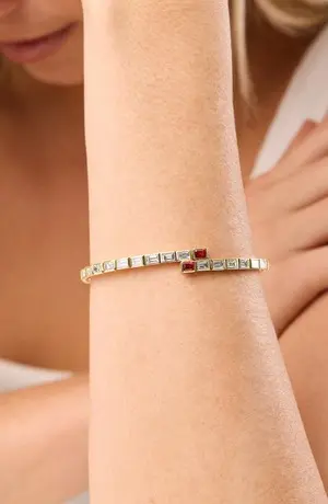 Bony Levy El Mar Ruby & Diamond Flex Bangle Bracelet