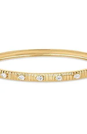 Bony Levy 18k Gold Diamond Bangle Bracelet
