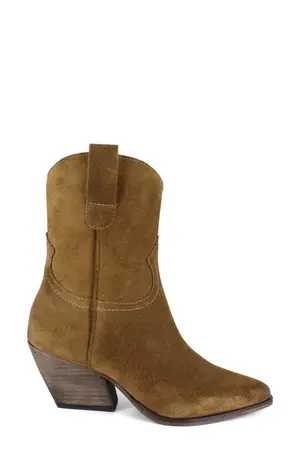 ZIGI Western Boot - Cuoio Suede