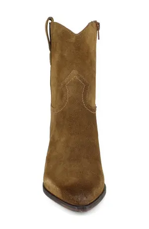 ZIGI Western Boot - Cuoio Suede