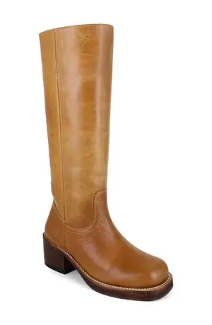 ZIGI High Boot - Tan Leather