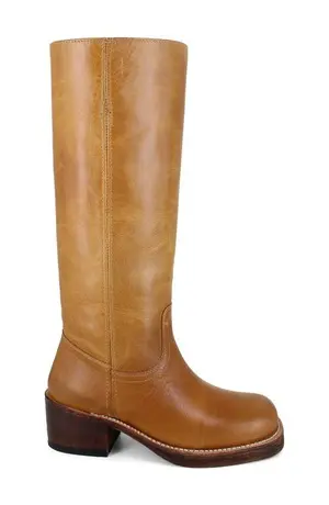 ZIGI High Boot - Tan Leather