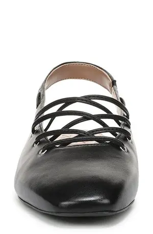 Naturalizer Cove Slingback Flat - Black Leather