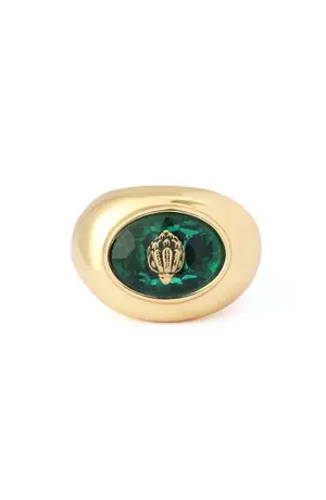 Kurt Geiger Bezel Stone Cocktail Ring