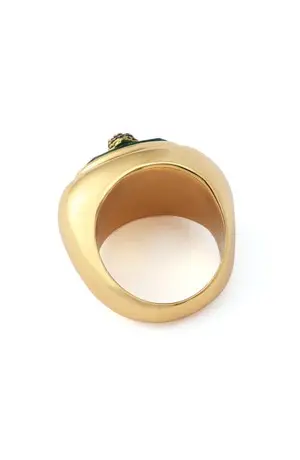 Kurt Geiger Bezel Stone Cocktail Ring