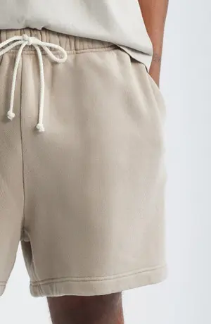 ELWOOD Relaxed Sweat Shorts - Tan