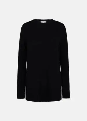 Vince Wool-cashmere Tunic Sweater - Black