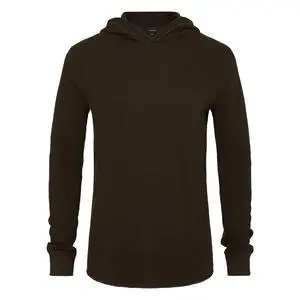Vince Cotton Thermal Hoodie - Night Moss