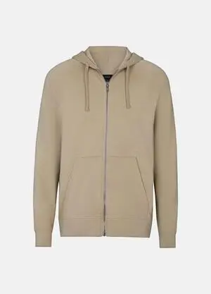 Vince Cotton French Terry Full-zip Hoodie - Terrapin