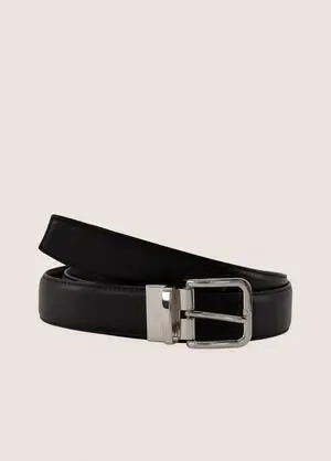 Vince Alex 32mm Reversible Leather Belt - Black