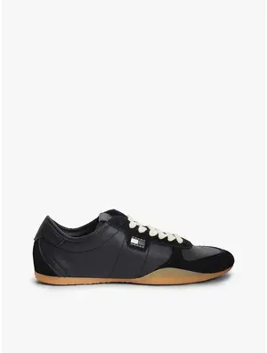 Tommy Hilfiger Leather Ballet Sneaker - Black