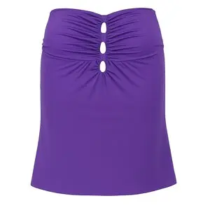 CONQUISTA Strapless Ruched Jersey Top