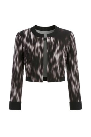 CONQUISTA Print Bolero - Black