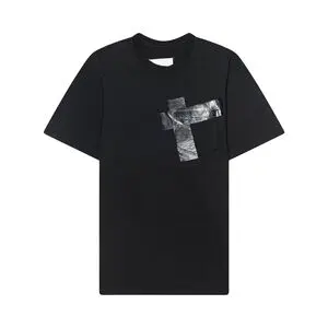 MAISON MARGIELA Pocket T-shirt With Tape Details - Black