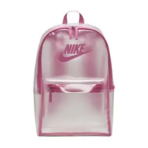 Nike Heritage Crystal Backpack 'clear/magic Flamingo/magic Flamingo - Silver