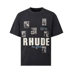 Rhude Winter 91 Rallye Tee /white - Black
