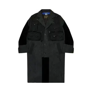 Junya Watanabe X Filson Tweed Coat With Pockets - Black