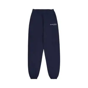 SPORTY & RICH Modern Sweatpants 'dark Navy/white - Blue