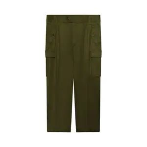 Alexander McQueen Straight Leg Cargo Pants 'khaki - Green