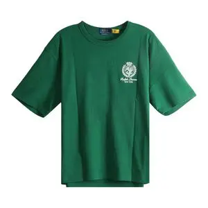 Polo Ralph Lauren Tennis Graphic Relaxed Fit T-shirt 'new Forest - Green