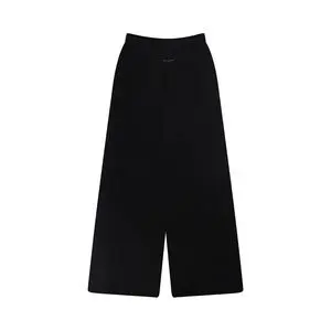 MAISON MARGIELA Wide Leg Sweatpants With Labels - Black