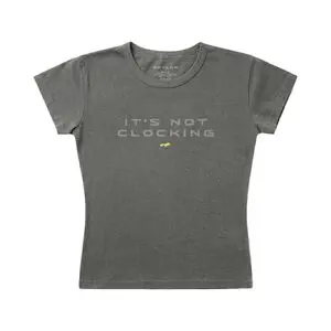 SKYLRK Coachella It's Not Clocking Tee - Grey