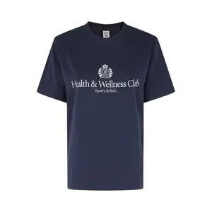SPORTY & RICH H&w Crest T-shirt