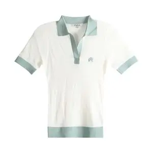 MALBON Melany Polo Shirt - Cream