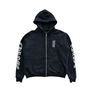 Chrome Hearts Vertical Logo Thermal Lined Zip Up